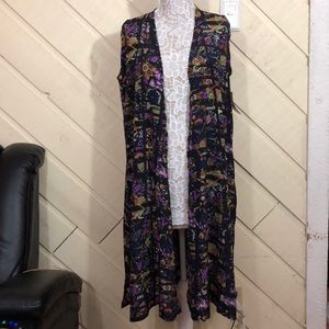 LuLaRoe | Jackets & Coats | Nwt Lularoe Joy With Black Background ...